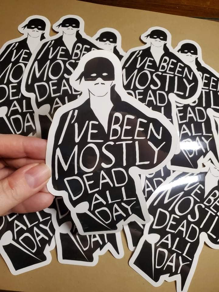 Mostly Dead Princess Bride Sticker – Magic Maker B